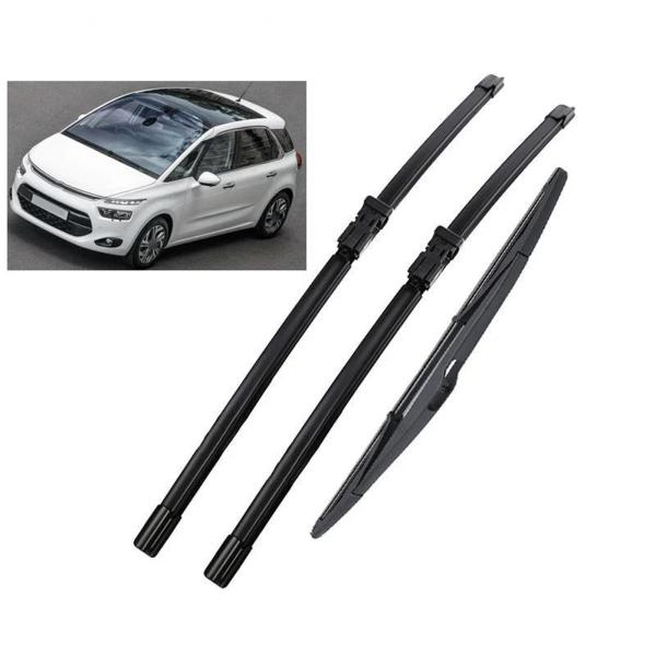 商品名:  ACCHA For Citroen C4 Picasso 2 2013-2022 Wiper Front &amp; Rear Wiper Blades Set Windshield Windscreen Window Brus...