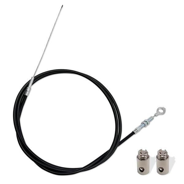 商品名: leediga 車用エンジンスロットルケーブル 1本パック 71インチ 丈夫なメタルアクセラレーターコントローラーハーネス ユニバーサル 8252-1390 ASW 自動車接続ラインアクセサリー トラック SUV 車用 (ブラック...