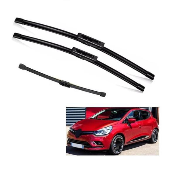 商品名:  ACCHA for Renault Clio 4 2012-2019 Wiper Front Rear Wiper Blades Windshield Windscreen Front Window 26"+14"+10" Wi...