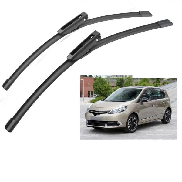 商品名:  ACCHA for Renault Scenic 3 2009 2010 2011 2012 2013 2014 2015 2016 Front Wiper Blades Windshield Windscreen Window...