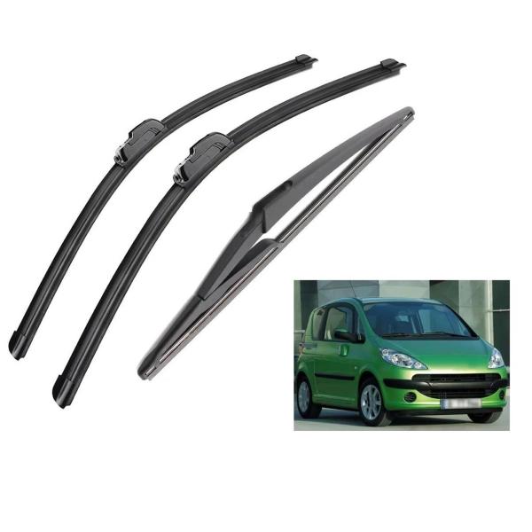 商品名:  ACCHA for Peugeot 1007 Front Rear Wiper Blades Brushes Cutter Accessories J Hook 2005 2006 2007 2008 2009 2010 201...