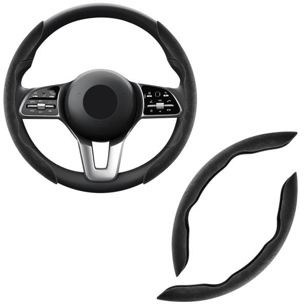 商品名:  Urehepo Fluffy Anti-Skid Steering Wheel Cover, Suede Car Steering Wheel Cover Segmented Protector Safe and Non Sli...