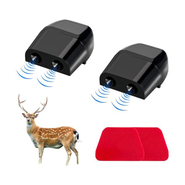 商品名:  povtii 2PCS Deer Whistles, Car Deer Whistles Warning Device with Rubber Pads, Whistle Save a Deer Avoids Collision...
