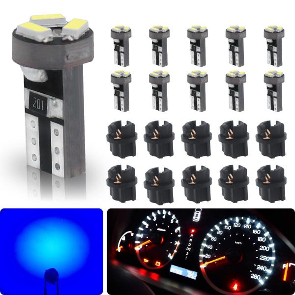 商品名:  siweex T5 LED bulbs Blue 74 73 37 2721 Car Dashboard Instrument Panel Gauge Cluster Indicator Lights with 3/8" 9mm...