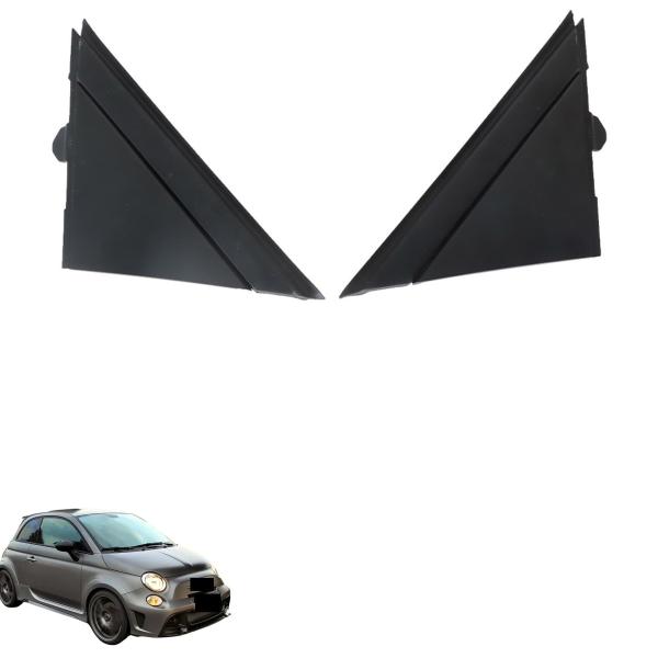 商品名:  labwork Left and Right Side Door Mirror Flag Cover Moldings Matte Black Replacement for 2012-2017 Fiat 500 1SJ85KX...