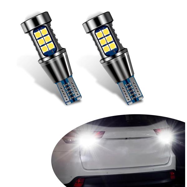 商品名:  Irinidig 2 PCS T15 Car LED Reversing Light, 3030-27SMD 912 W16W High Brightness Smart Constant Temperature Decodin...
