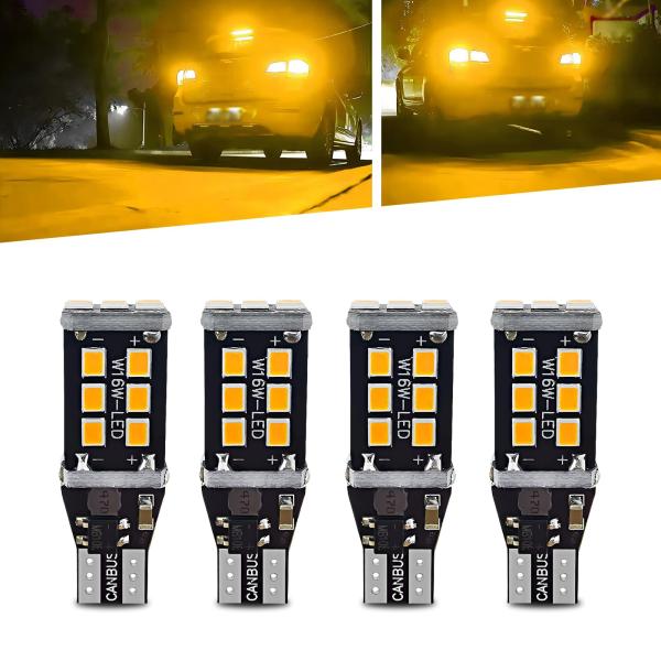 商品名:  Fluher 4 PCS Car LED Decoded Reversing Light, 2835-15SMD PC Board IP67 Waterproof Smart IC Driven Constant Current...