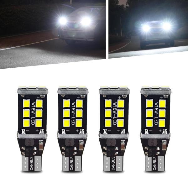 商品名:  Fluher 4 PCS Car LED Decoded Reversing Light, 2835-15SMD PC Board IP67 Waterproof Smart IC Driven Constant Current...