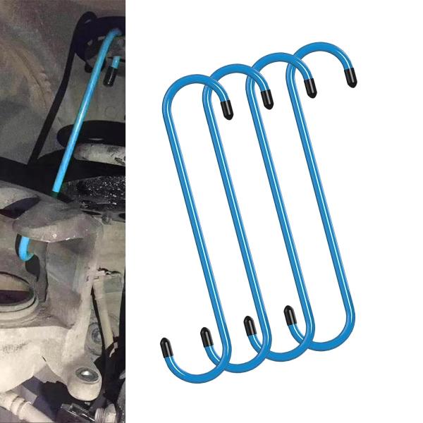 商品名:  Irinidig 4 PCS Car Brake Cylinder Hook, 7.75" x 1.81" S-Type Brake Caliper Hook with Rubber Tips on Both Ends, Rep...