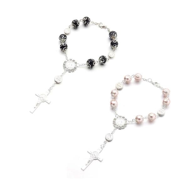 商品名:  Sylvil 2PCS Car Rosary for Rearview Mirror, Personalized Blessing Auto Rearview Mirror Catholic Pedant, Men Women ...