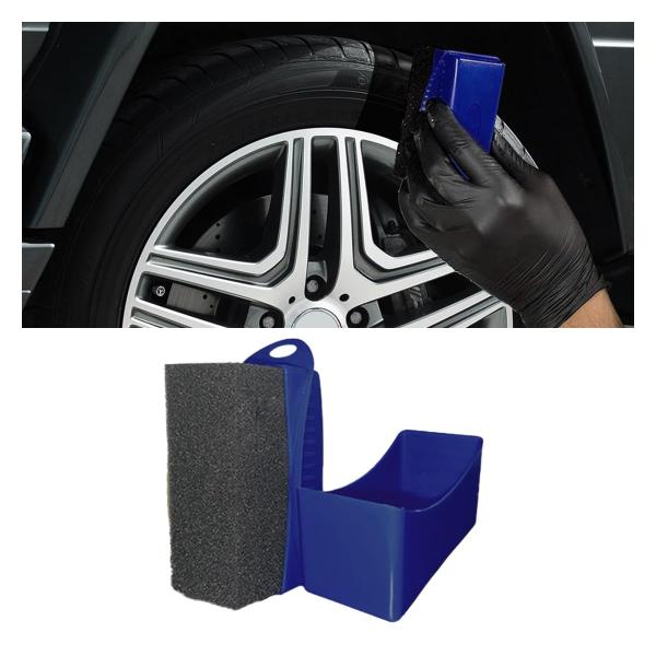 商品名: JOYCOURT 再利用可能 車 タイヤ シャイン ドレッシング アプリケーターパッド 研磨スポンジ ワックス バフ研磨パッド 車のクリーニング用品 カーアクセサリー タイヤシャイン アプリケーターパッド 蓋付き ほとんどの車両用...