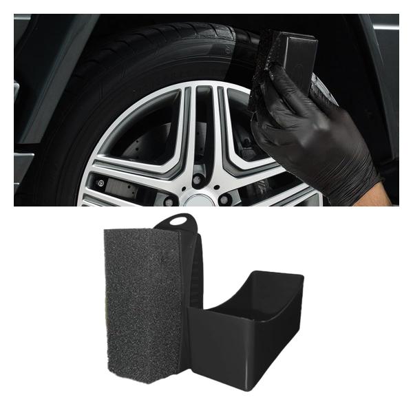 商品名: JOYCOURT 再利用可能 車 タイヤ シャイン ドレッシング アプリケーターパッド 研磨スポンジ ワックス バフ研磨パッド 車のクリーニング用品 カーアクセサリー タイヤシャイン アプリケーターパッド 蓋付き ほとんどの車両用...