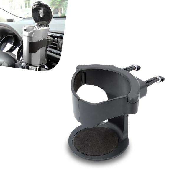 商品名: Sinytuto カーエアコンコンセントカップホルダー1点、3.75インチ x 3.15インチ ABS 1kg 耐荷重 片手水平ストレートエアアウトレット灰皿ホルダー 1.97インチ/1.57インチ/1インチのフック付き ほとんど...