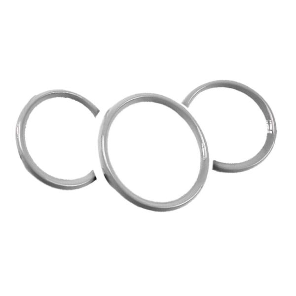 商品名:  ROMETH 3pc Instrument Panel Surrounding Rings Trim Stickers Front ABS Plastic 3pcs/Set 3IPSF2PM, KBCA86355-3IPSF2P...