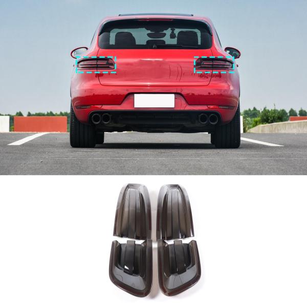 商品名:  Moittellc Car Rear Tail Light Cover Tail Lamp Shell Shade Compatible with Porsche Macan 2014-2018 Smoked Tail Ligh...