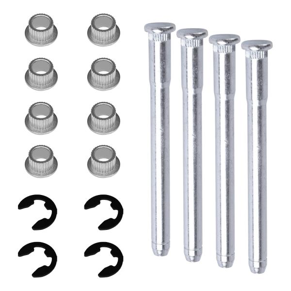 商品名: LLII ドアヒンジピン シボレーGMC 1988-2002 C1500 C2500 K1500 K2500 K3500 Suburban Tahoe Jimmy Yukon、ドアヒンジロールピンとブッシング修理キット Eリングク...