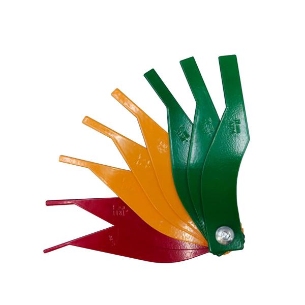 商品名:  Brake Disc Thickness Gauge, SAE &amp; Metric Brake Pad Measure Ruler Tool, Steel Structure Thickness Gauge, Color ...