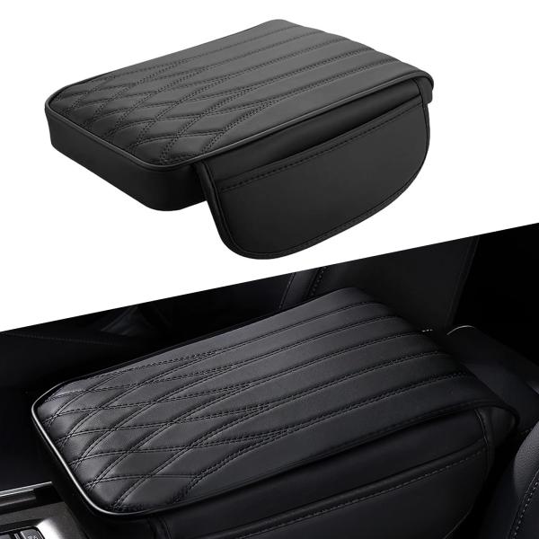 商品名: getfay 1パック 車用アームレストカバー ポケット付き 防水 耐久性 車両センターコンソールプロテクター ユニバーサル 12.59インチ x 8.66インチ x 1.96インチ ソフト 自動車 アームレスト装飾 トラック S...