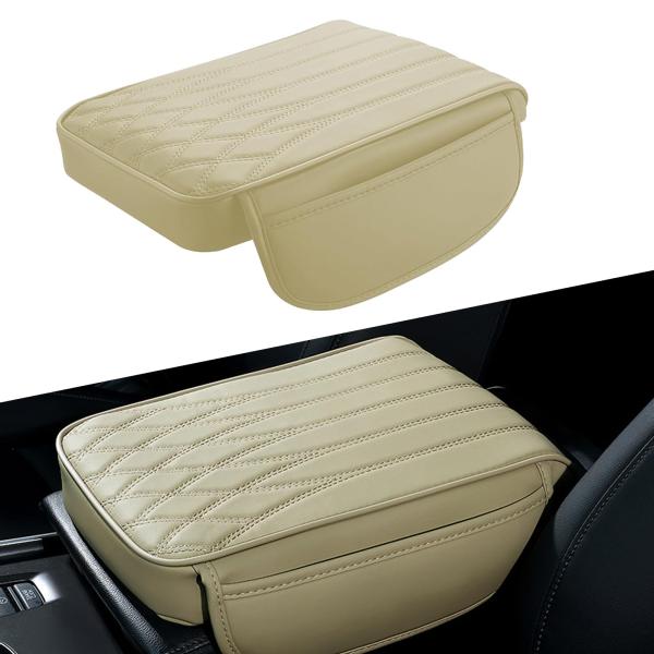 商品名: getfay 1パック 車用アームレストカバー ポケット付き 防水 耐久性 車両センターコンソールプロテクター ユニバーサル 12.59インチ x 8.66インチ x 1.96インチ ソフト 自動車 アームレスト装飾 トラック S...