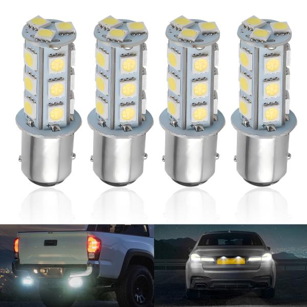 商品名:  dawfall 4 PCS Car 1157 LED Brake Light, 12V 5050-18SMD 360 Degree No Dark High Focus Light Bulb Replacement, Doubl...