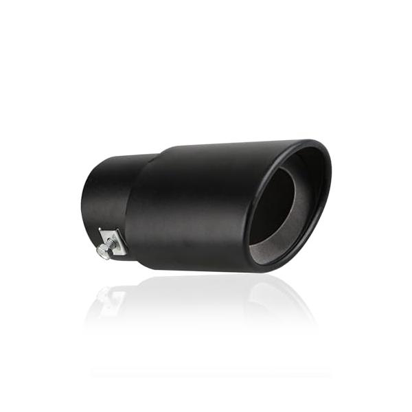 商品名:  dawfall 1 PC Car Tailpipe, 2.48" Inlet 3.3" Outlet Stainless Steel Exhaust Pipe Flue Muffler, Screw-fixed Modified...