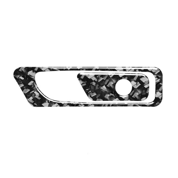 商品名:  GZYF Co-pilot Glove Box Cover Storage Handle Trim Sticker RHD ABS Plastic+Epoxy Coating(Soft) Forged Pattern For A...
