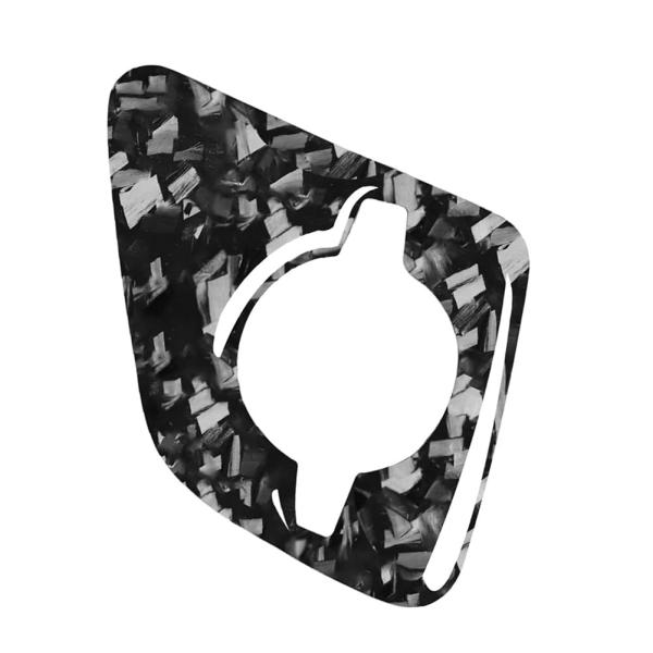 商品名:  Lirun Carbon Fiber+Epoxy Coating(Soft) Audio Sound Knob Panel Sticker Cover Speaker Switch Trim LHD Forged Pattern...