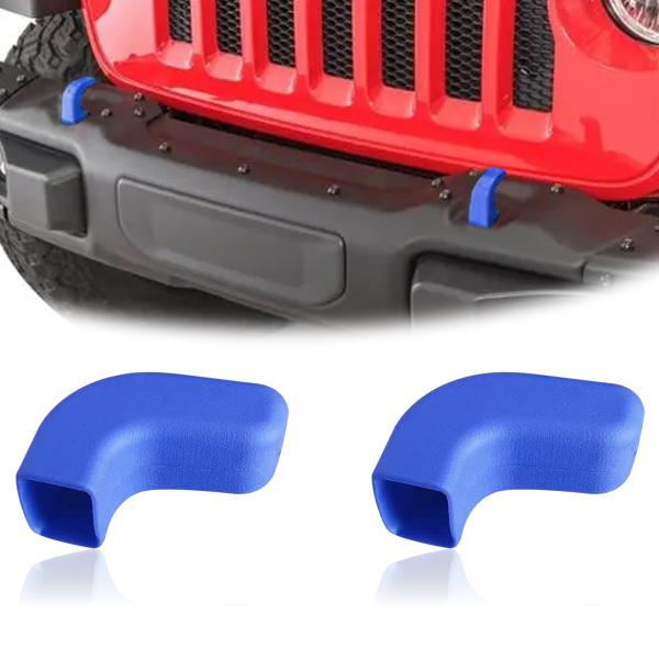 商品名: CmeRto ファクトリーバンパー牽引トレーラーフックヒッチアタッチメントダストプロテクターカバーキャップ Jep Wrangler JK JL グラディエーターTJ、牽引フックプロテクター Jep Wranglerアクセサリー2...