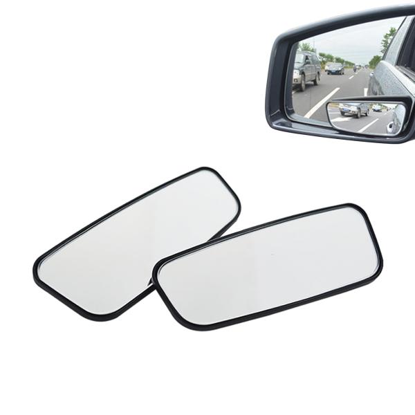 商品名:  Ajxn 2 PCS Car Wide Angle Blind Spot Mirror, 3.74" x 1.41" Self-adhesive Anti-glare Rectangular Curved HD Convex A...