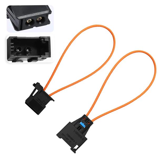 商品名:  Jewkot 2 PCS Car Fiber Optic Short Circuit Test Ring, Male and Female Fiber Optic Loop Adapter Connector, Audio Bl...