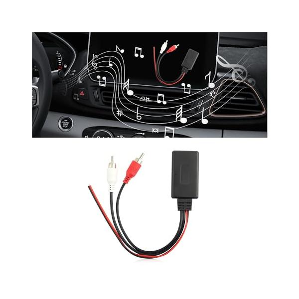 商品名:  Wireless Bluetooth Receiver for Car with RCA Audio Cable,AUX Bluetooth Car Adapter Keeps Audio Playback Stable,Rel...