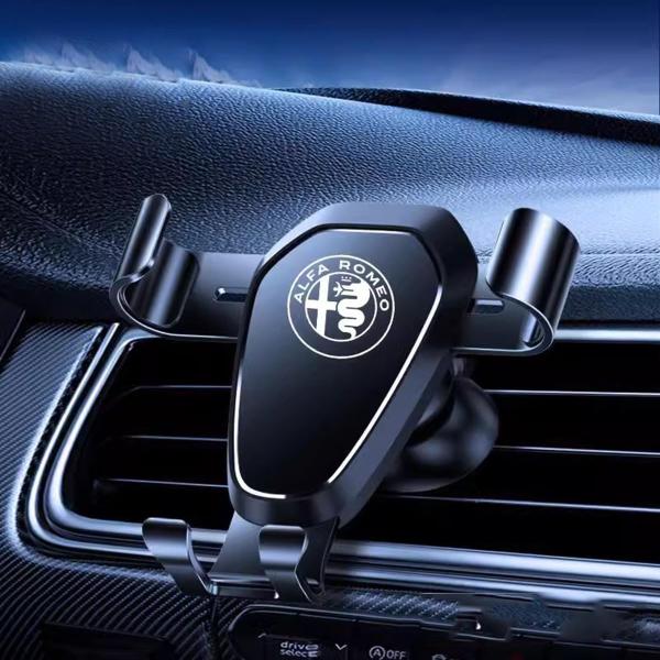 商品名:  DAPHGL Car Phone Mount for Alfa Romeo Sportiva Giulia Stelvio Mito Giulietta Tonale, Rotating Dashboard Clip Cell ...