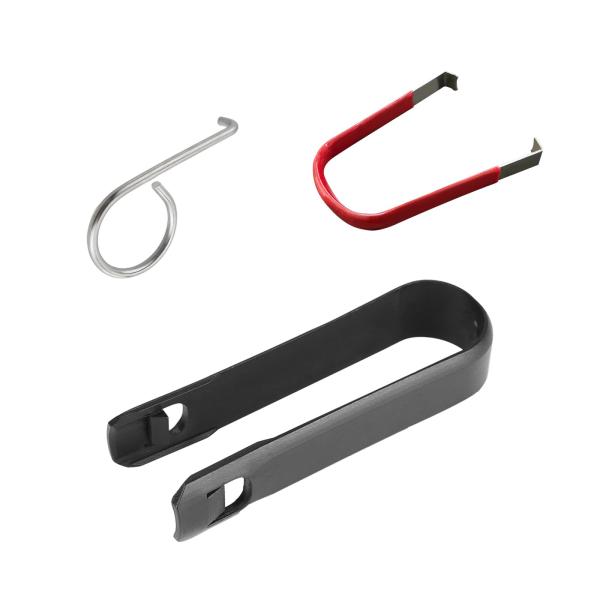 商品名: Suvnie 3PCS カーホイールハブボルトナットカバー取り外しツール、3種類のホイールボルトキャップ取り外しツールセット、ナットキャップラグプーラー&amp;ボルトキャップ取り外しフック、ほとんどの車両用、ユニバーサルカーアク...