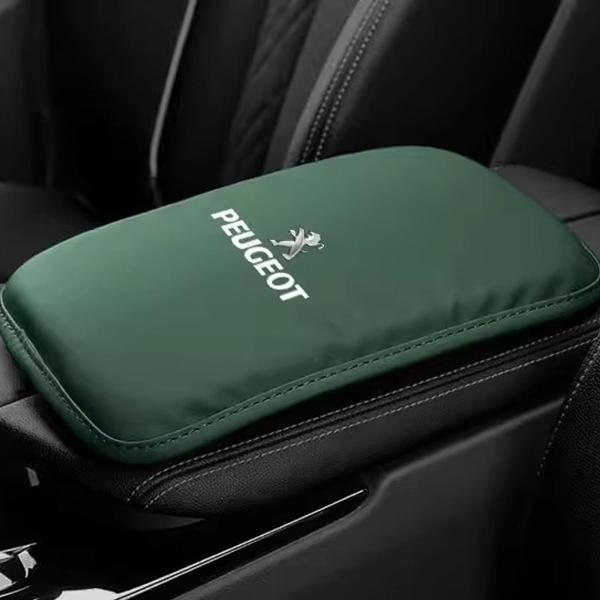 商品名:  DAPHGL Car Armrest Mat for Peugeot 108 208 2008 308 3008 508 5008, Non-Slip Armrest Mat, Memory Foam Leather Arm R...