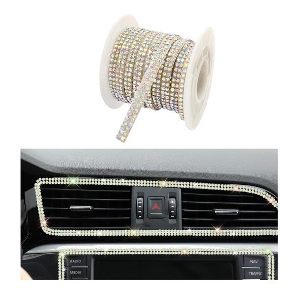 商品名:  Ohleats Bling Car Trim Self Adhesive, 16.4 Ft Auto Interior Exterior Crystal Rhinestone Decoration Strip Decal, Gl...