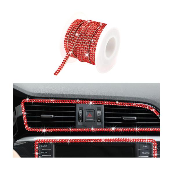 商品名:  Ohleats Bling Car Trim Self Adhesive, 16.4 Ft Auto Interior Exterior Crystal Rhinestone Decoration Strip Decal, Gl...