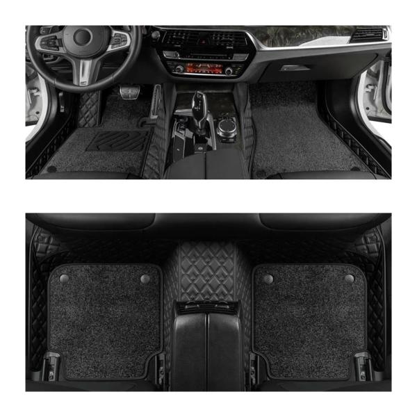商品名:  HJMuam Custom Floor Mats Compatible with Peugeot 5008 2017-2021 NO Wrinkles Car Mats Accessories Interior Replacem...