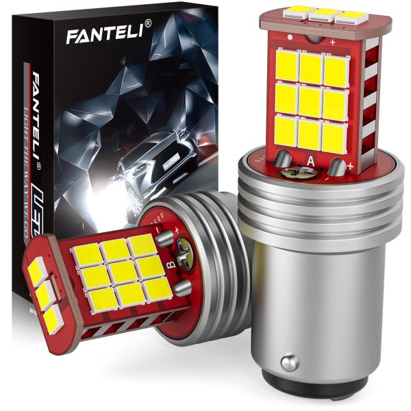 商品名:  FANTELI 1157 LED Bulb, High Power 21-SMD Chipsets 500% Brighter 2057 2357 7528 BAY15D LED Brake Tail Backup Lights...