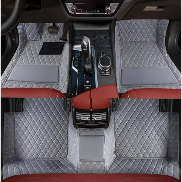 商品名:  LUSENBO Luxury Leather Car Floor mats Custom Personalized Full Coverage car Floor mat for 99% of Cars. (Gray)ブランド:...