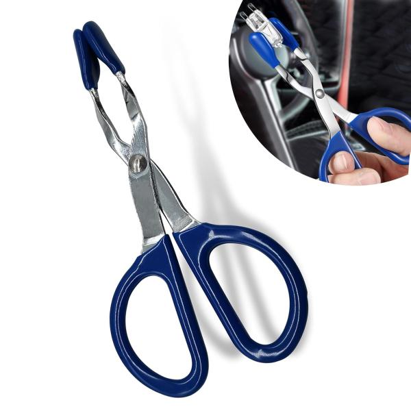 商品名: Sinytuto ミニ電球プライヤー1個、金属製電球取り外しツール、ユニバーサルカーダッシュボードインテリアバルブリムーバー、ほとんどの車で届きにくいミニチュア電球を取り外す(ブルー) Sinytuto 1 PC Mini Bul...