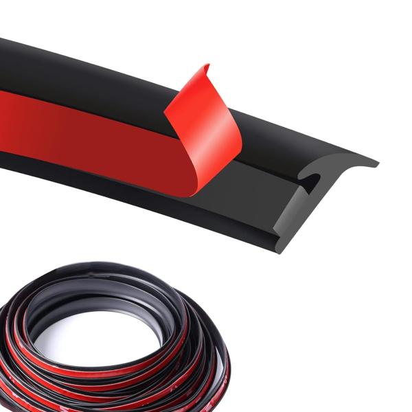 商品名:  Sumjig 1 PC Car Gap Filling Sealant Strip, 0.31In x 0.39In x 16.4Ft Slanted T Wide Body Size Surround Anti-Collisi...