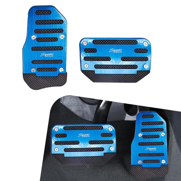 商品名:  Sumjig 2 PCS Car Accelerator Brake Pedal Kit, Metal Rubber Sports Style Non-Slip Wear-Resistant Pedal Modification...