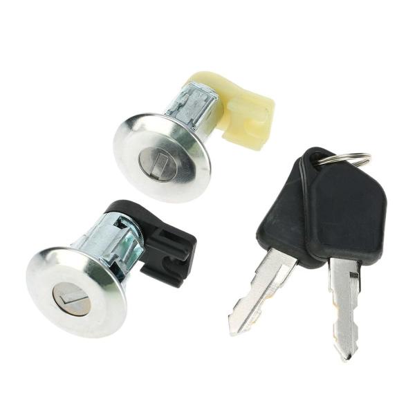 商品名:  Generic Pair of Front Door Lock Barrels Set with Keys/Fit for Peugeot 106 MK2 1997-2004 205 405, Silverブランド: Gener...