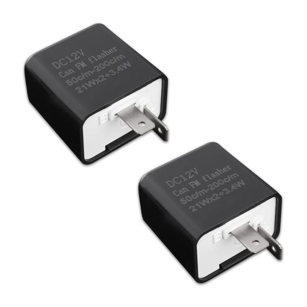 商品名:  getfay 2 PCS Car 2 Pin Turn Signal Flasher Relay, LED Adjustable Frequency Standard Relay, Insulated Flame-Retarda...
