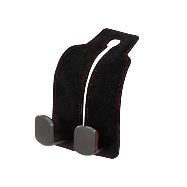 商品名: KITUREK カーシートバックダブルフック ヘッドレスト用 レザーカーバックシートフック 財布とバッグ用 アップグレードされた2イン1パースフック カーシート用 ユニバーサル車両ヘッドレストハンガー 車 自宅用 KITUREK ...