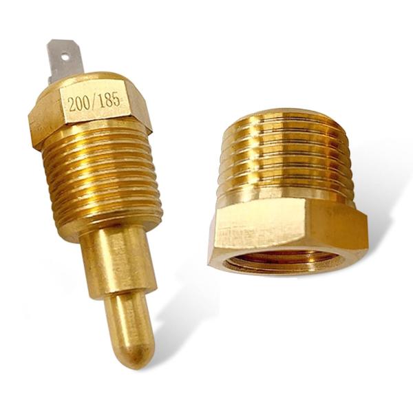 商品名:  Miytsya 1 PC Car Cooling Fan Switch with 3/8In Pipe Thread, Temperature Control Fan for 200 to 185, Universal Auto...