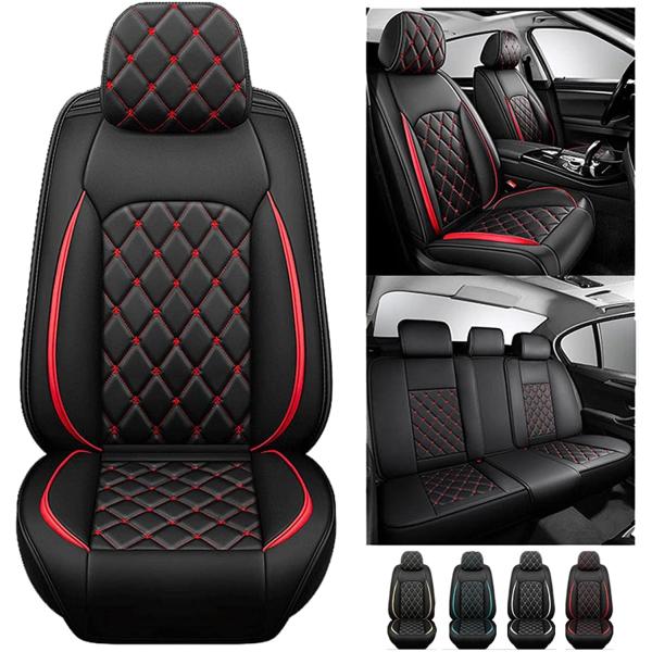 商品名:  Car Seat Cover Full Set Leather Waterproof, for Citroen C3 Pluriel(HB) 2003-2021, Universal Breathable 5-Seat Car ...