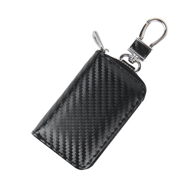 商品名: Mandark 車用ファラデーキーフォブプロテクターボックス、レザー車両RFID信号ブロックバッグ、盗難防止自動車用キーシグナルシールド保護ポケット、ジッパー付き、ユニバーサルオートアクセサリー Mandark Car Farad...