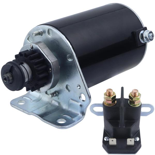 商品名: Ezamintaly スターター&amp;リレー BSエンジン用 John Deere L118 22Hp 04-05、L120 20Hp 03-05、L166 LTR166 16HP 98-01、AM106883 AM38136...