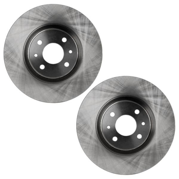 商品名:  MGPRO 2pcs Disc Brake Rotor Set Front Right Passenger Side Plain Cast Iron Performance Pro-Line Series Compatible ...